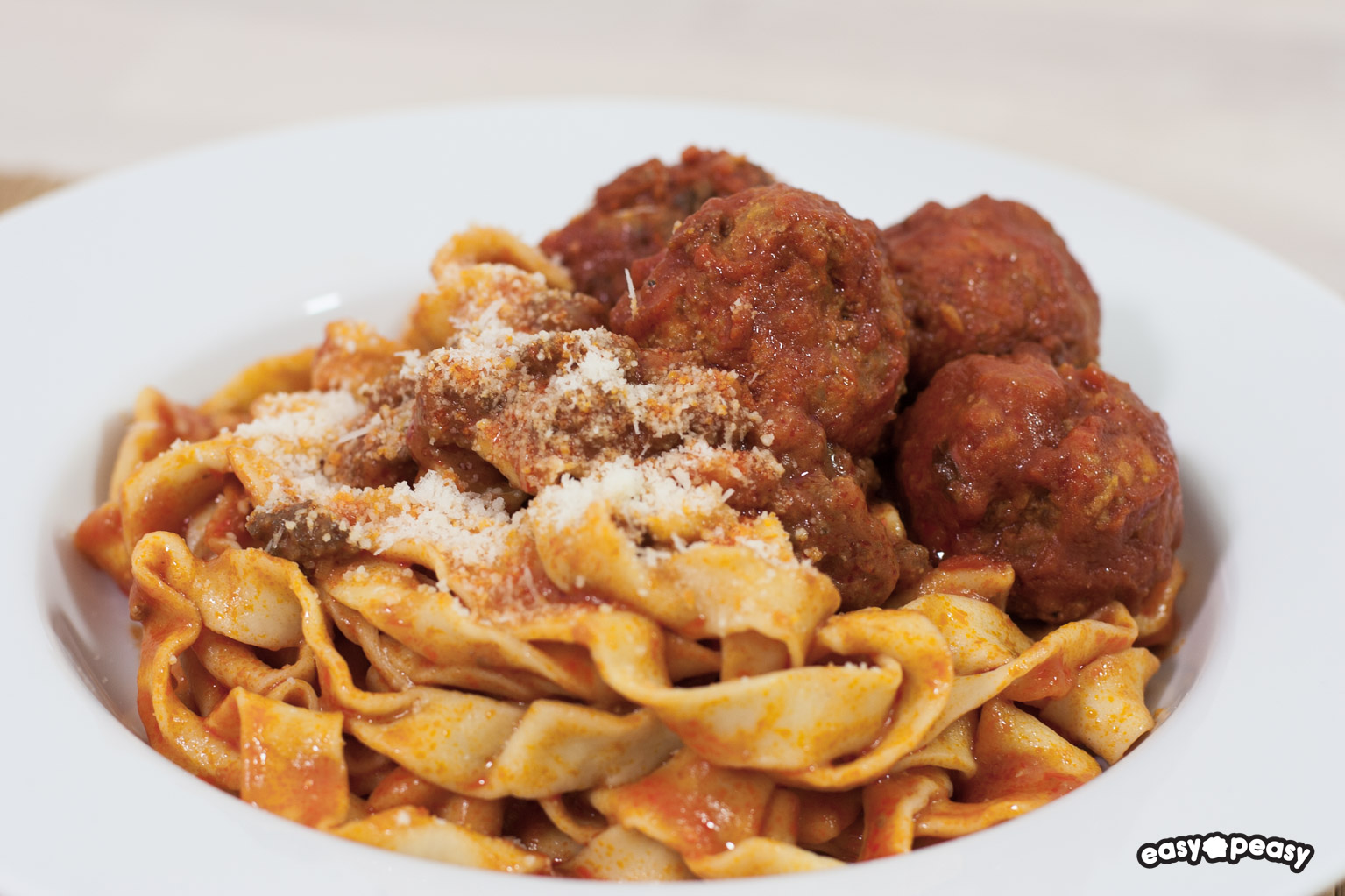 Tagliatelle and Meatballs! – Io cucino, tu fai i piatti
